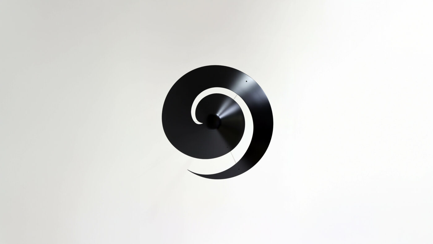 SNAIL" CEILING LIGHT 85 CM - SERGE MOUILLE