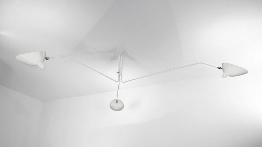 3-ARM CEILING LIGHT - SERGE MOUILLE