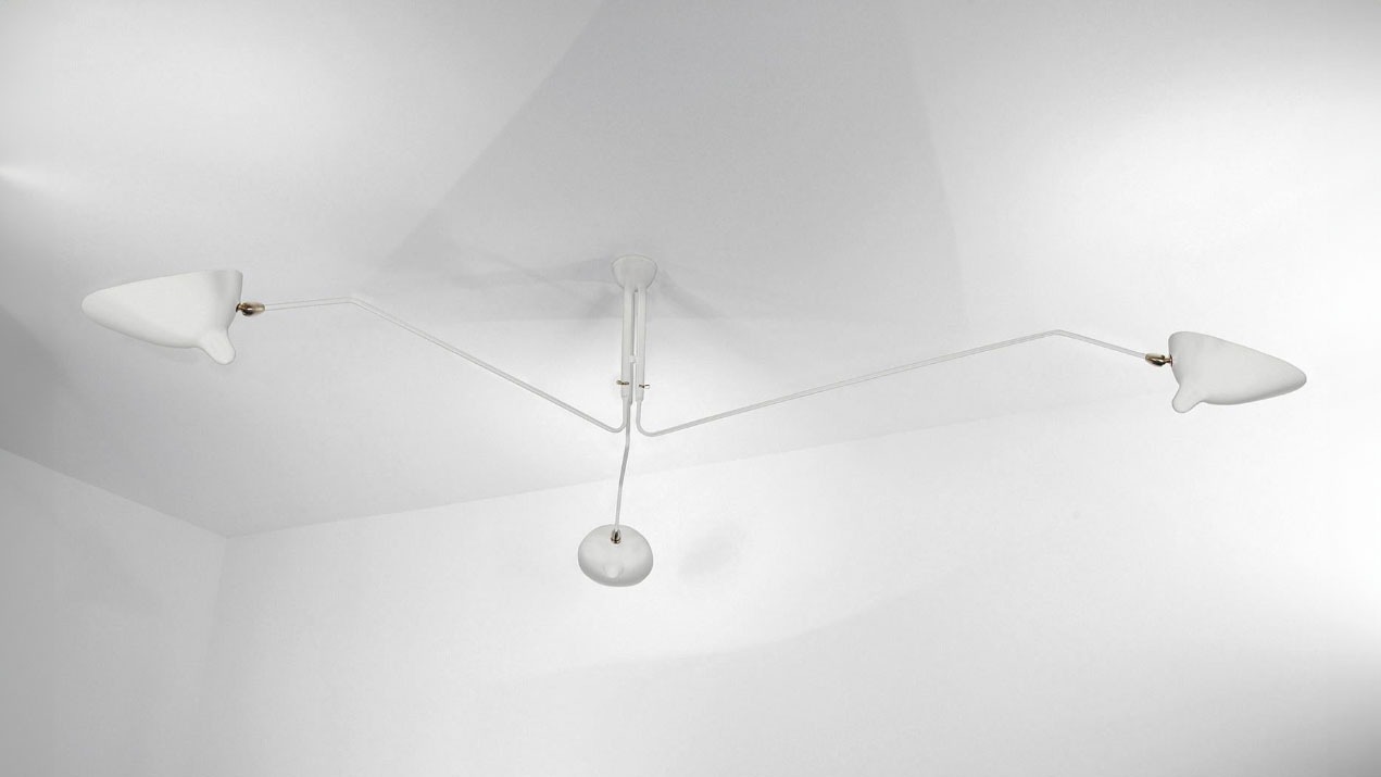 3-ARM CEILING LIGHT - SERGE MOUILLE
